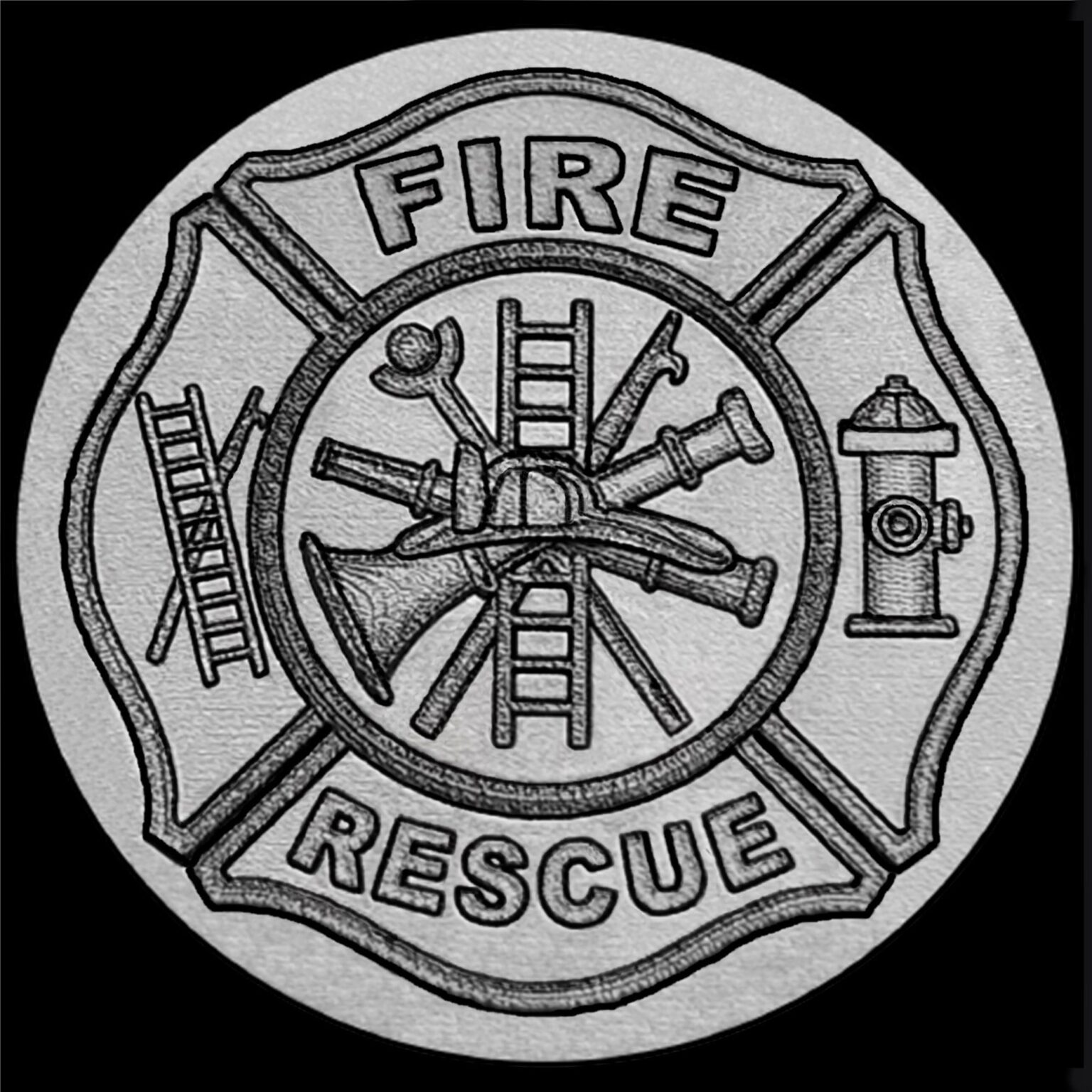 Engraved Firefighter Badge Watch Band for Garmin Foretrex 601 701 ...